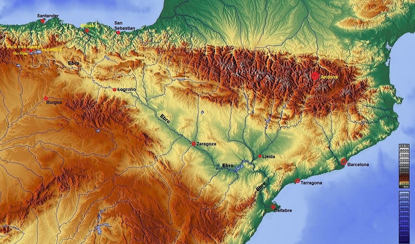 Ebro (rivier) – Spanje